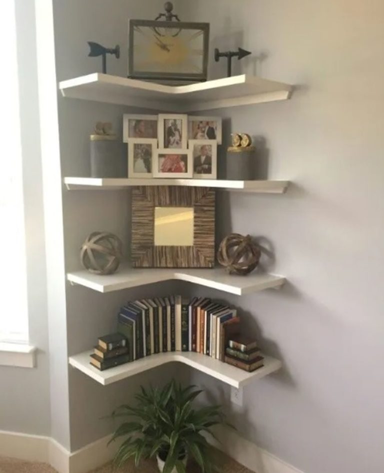 25 Ideas de Repisas de Madera y su Decoración para Sala | Canal Hogar